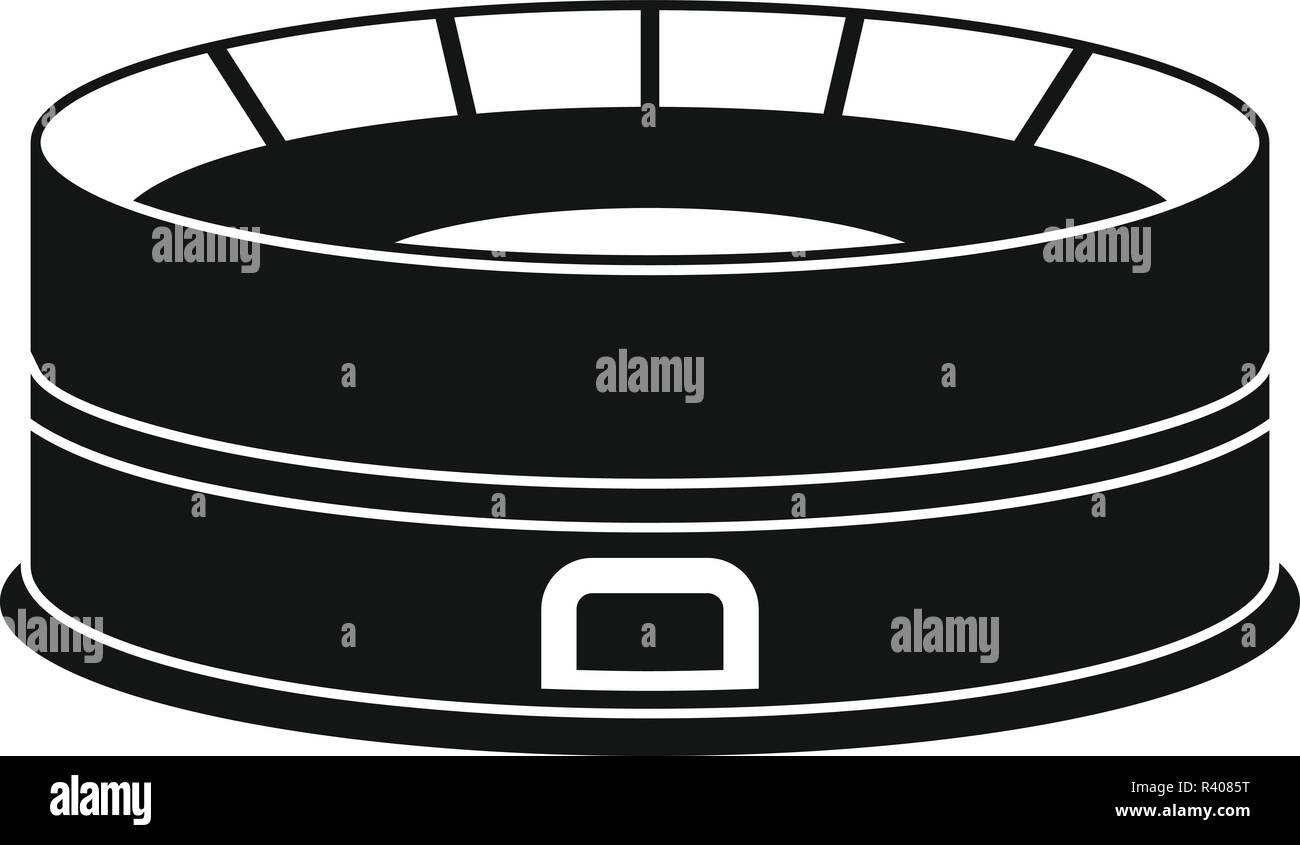 Soccer stadium icon. Simple illustration of soccer stadium vector icon ...