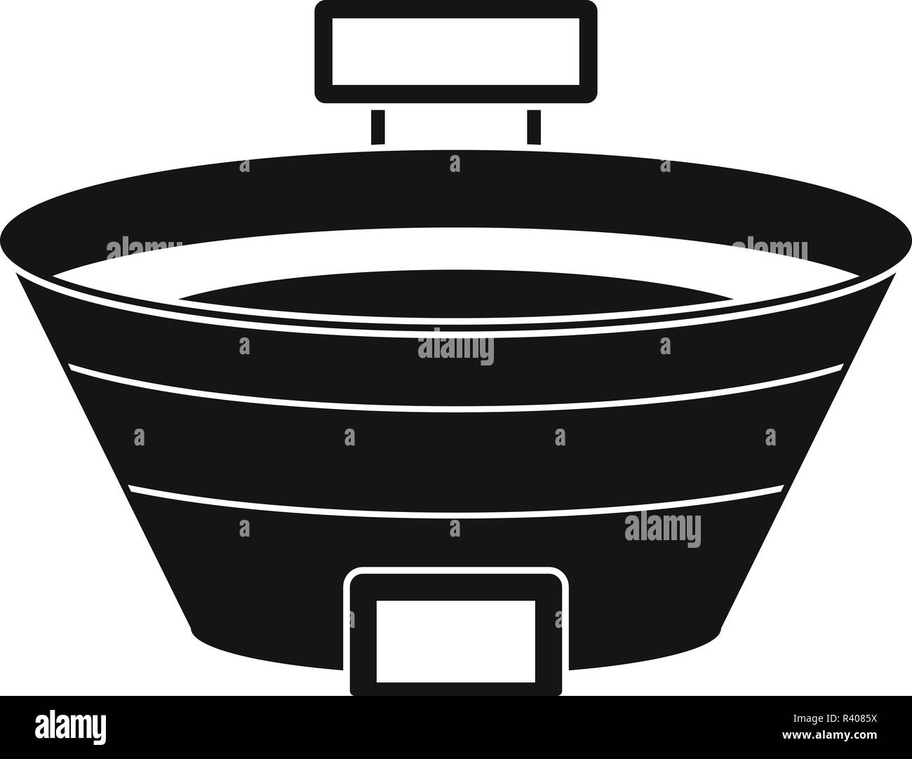 Baseball sport arena icon. Simple illustration of baseball sport arena ...