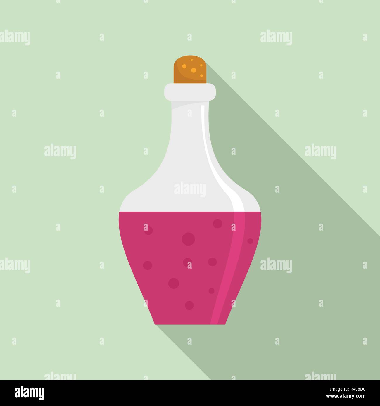 Drink potion icon. Flat illustration of drink potion vector icon for ...