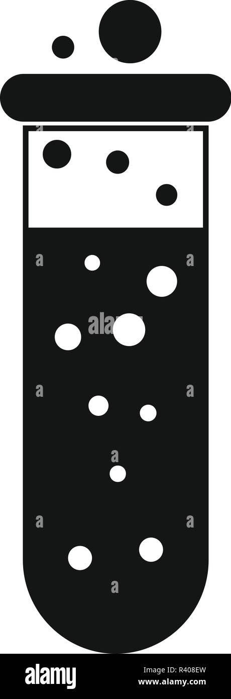 Potion test tube icon. Simple illustration of potion test tube vector ...