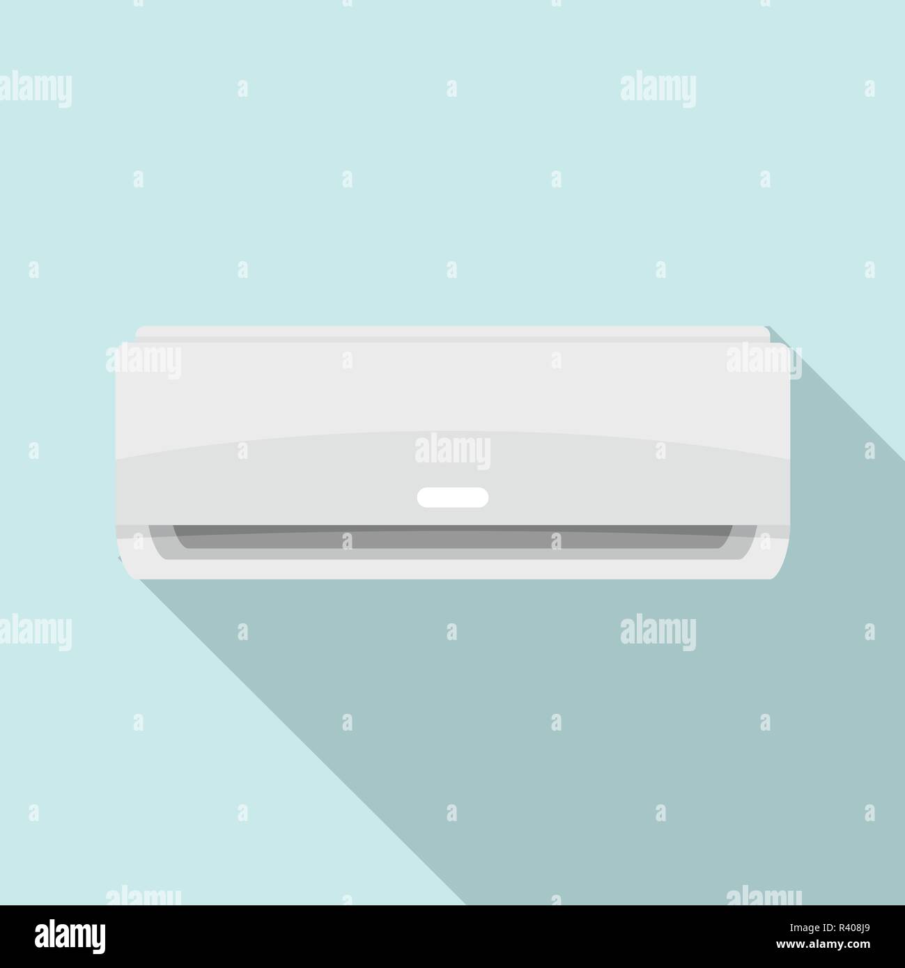 Commercial conditioner icon. Flat illustration of commercial ...