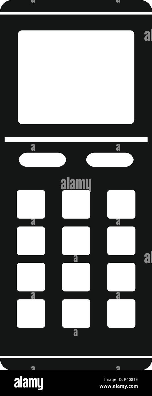Remote control air conditioner icon. Simple illustration of remote ...