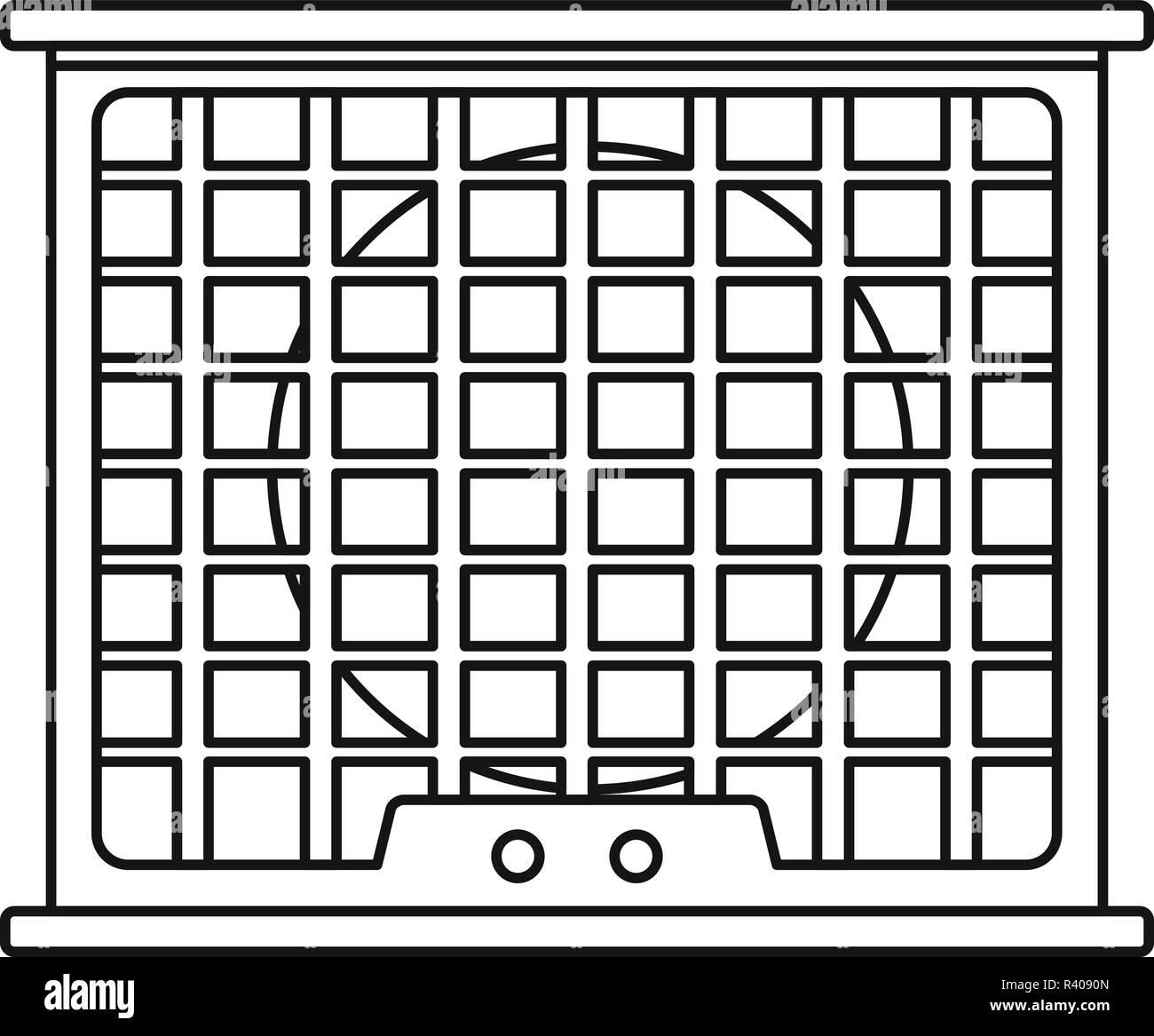 Air conditioner compressor icon. Outline air conditioner compressor ...