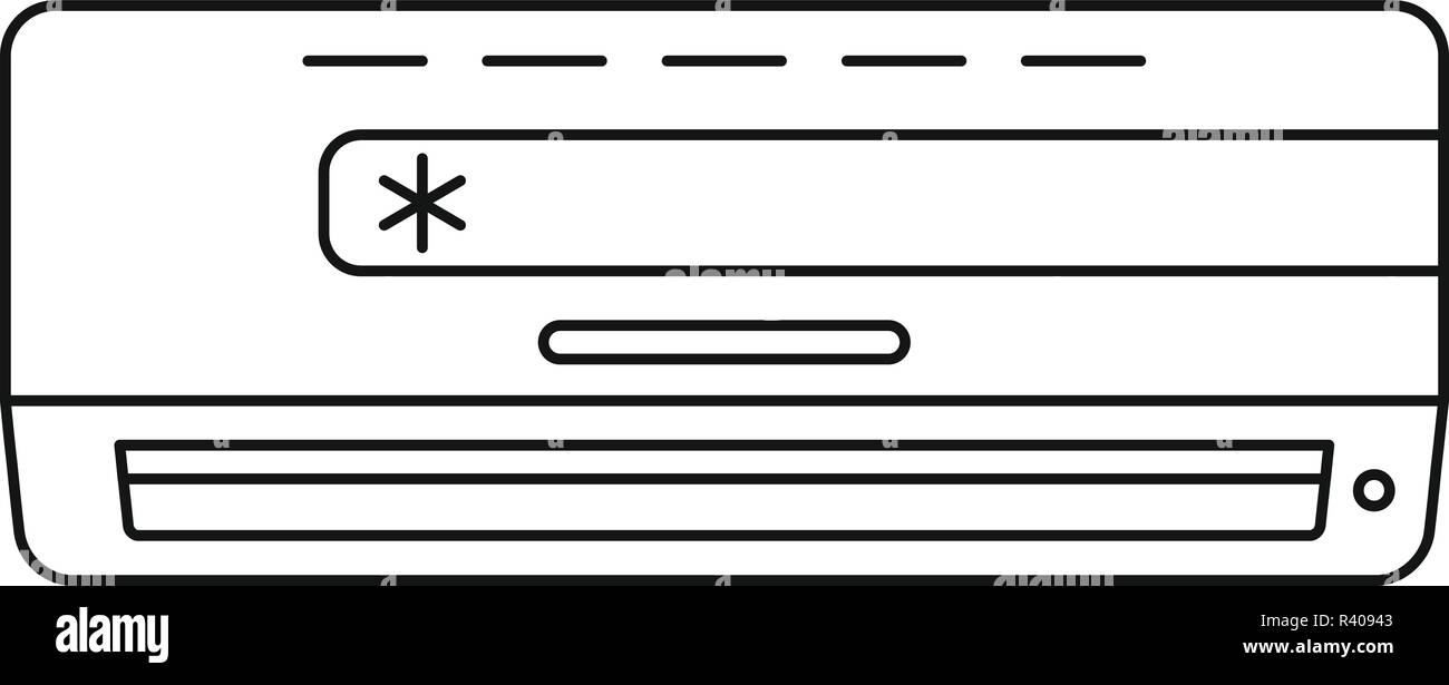 Cold conditioner icon. Outline cold conditioner vector icon for web ...