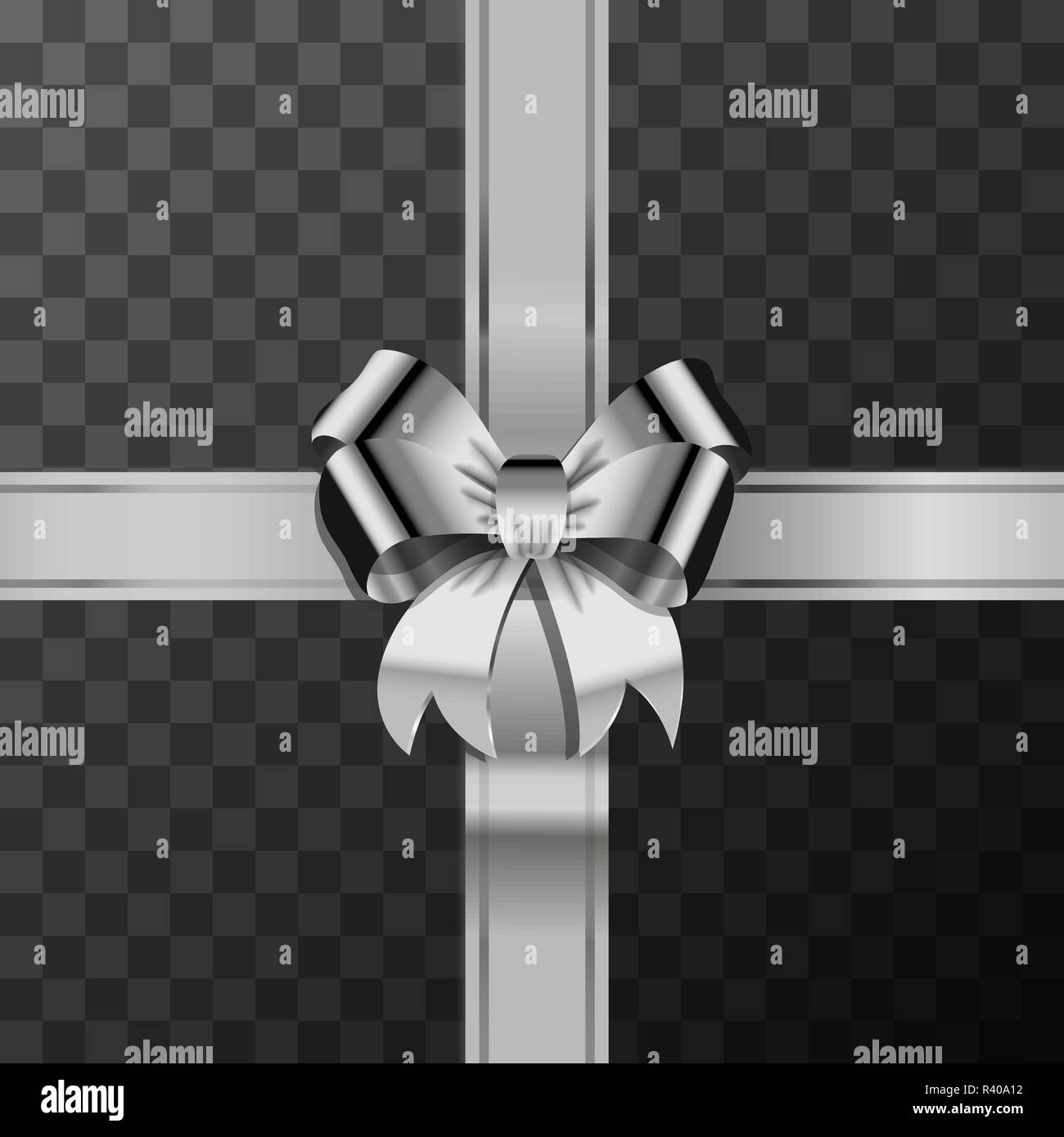 Gray bow Stock Vector Images - Alamy