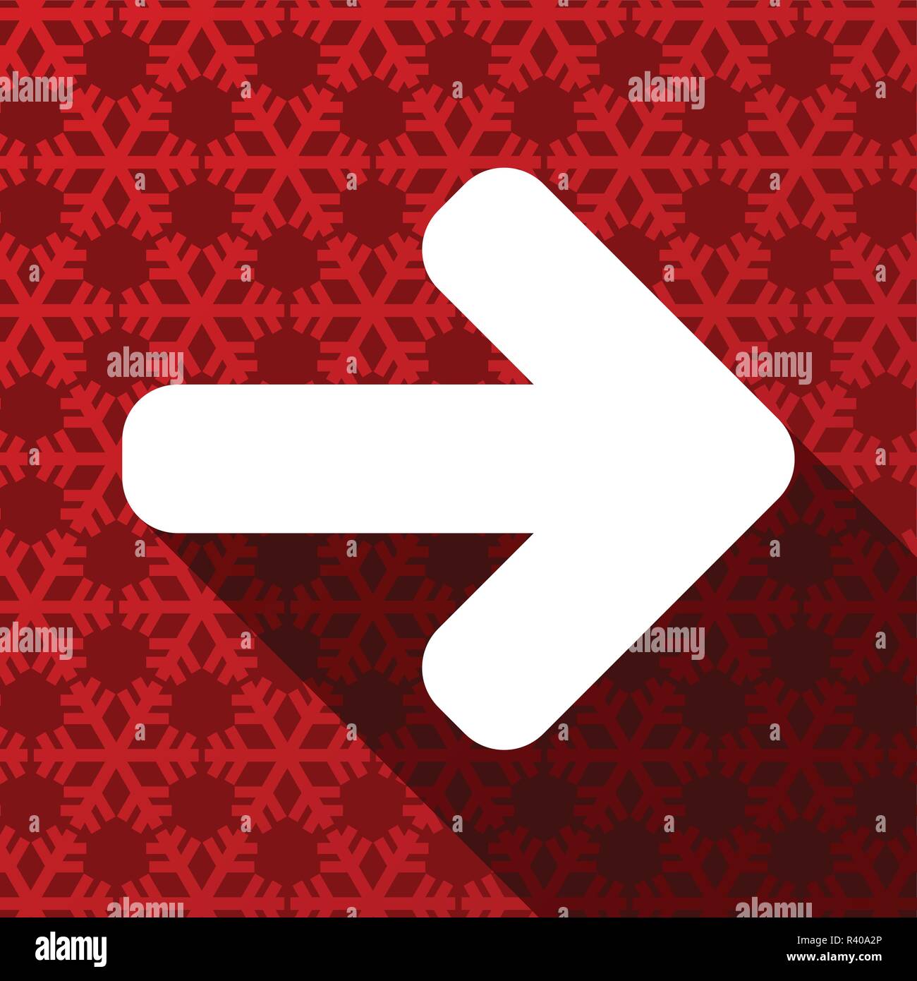 Christmas and winter design direction, right, next, arrow flat vector ...
