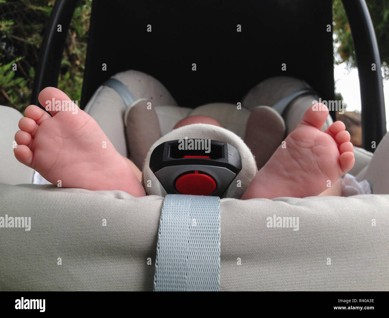 Boy feet car hi-res stock photography and images - Alamy