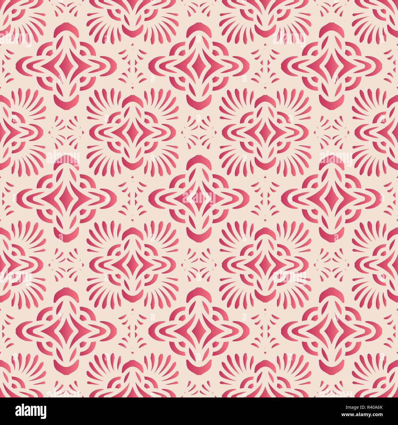 Elegant seamless Chinese style botanic garden flower pattern background ...