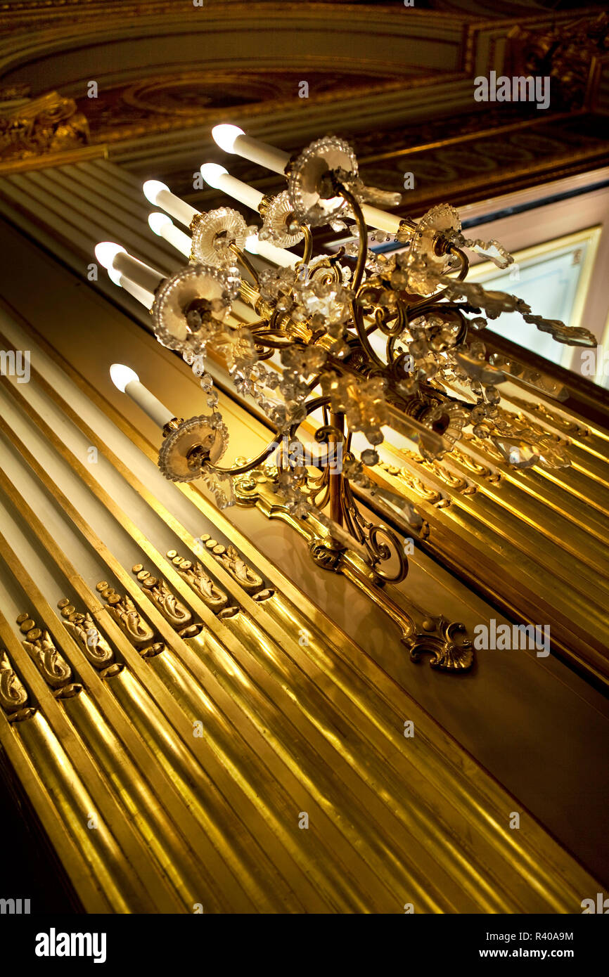 Stylish wll lamp Stock Photo - Alamy