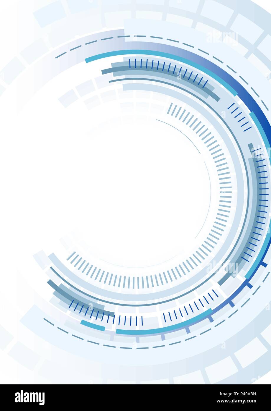 Abstract Technology Circles Background Stock Vector Image & Art - Alamy