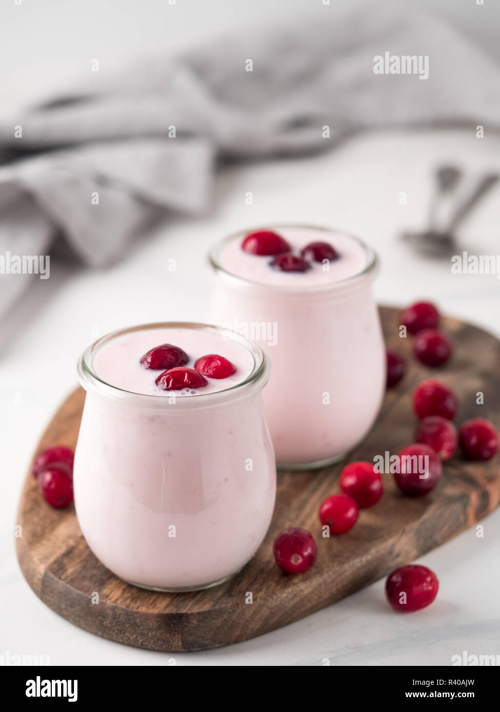 Pink yogurt background hi-res stock photography and images - Alamy