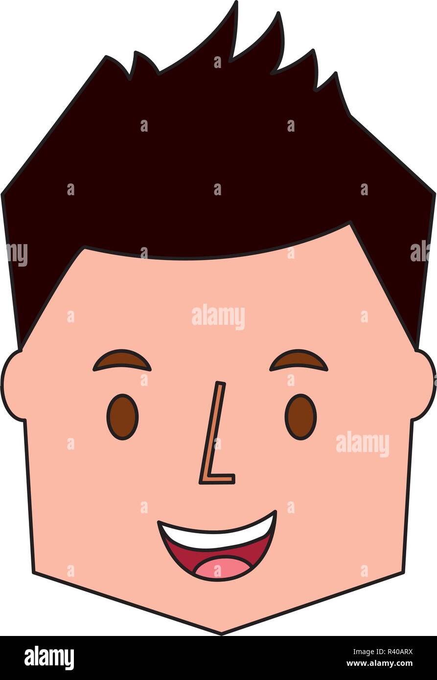 Man Face Cartoon Character Image Stock Vector Image And Art Alamy