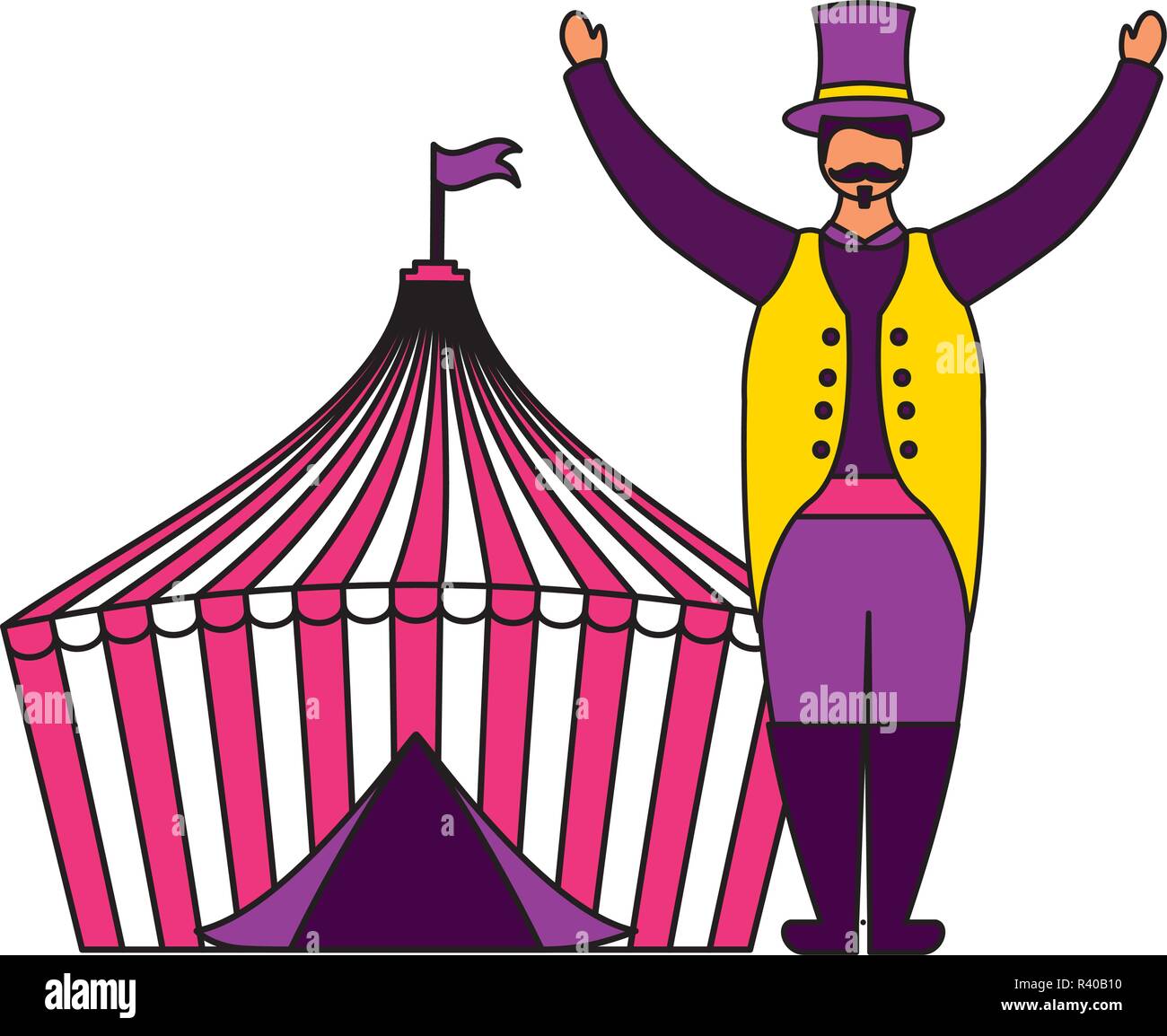 circus fun fair Stock Vector Image & Art - Alamy