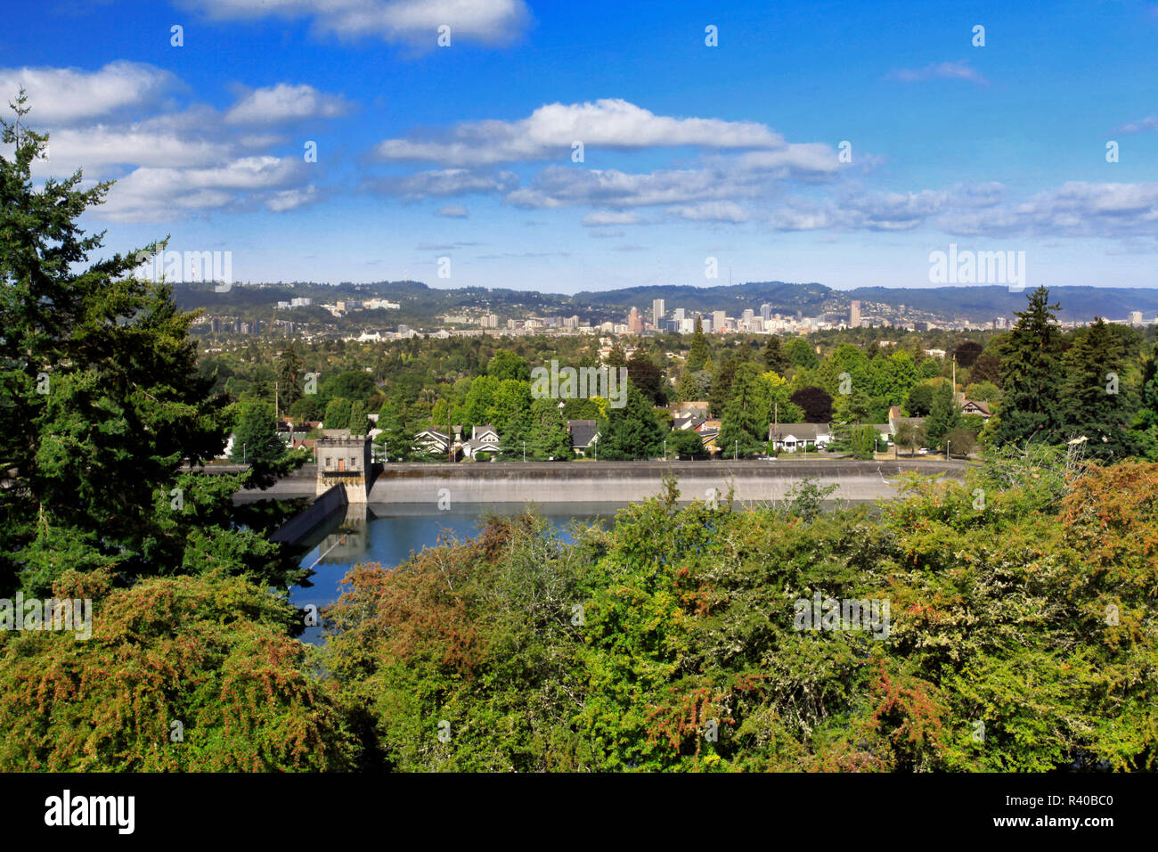 Portland overview hi-res stock photography and images - Alamy