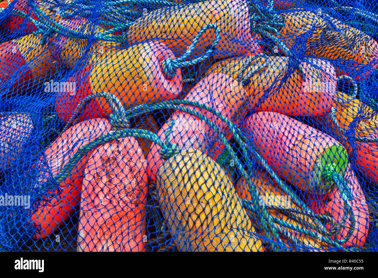 Crab trap floats hi-res stock photography and images - Alamy