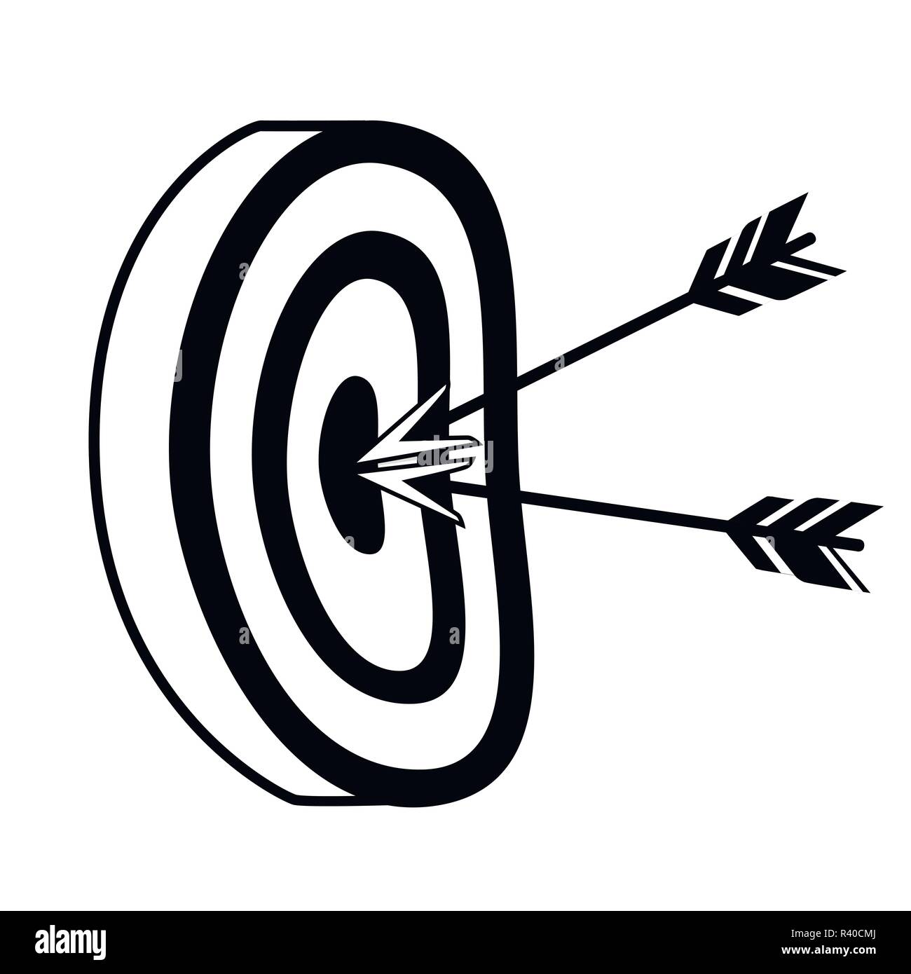 Archery target arrows arrow Stock Vector Images - Alamy