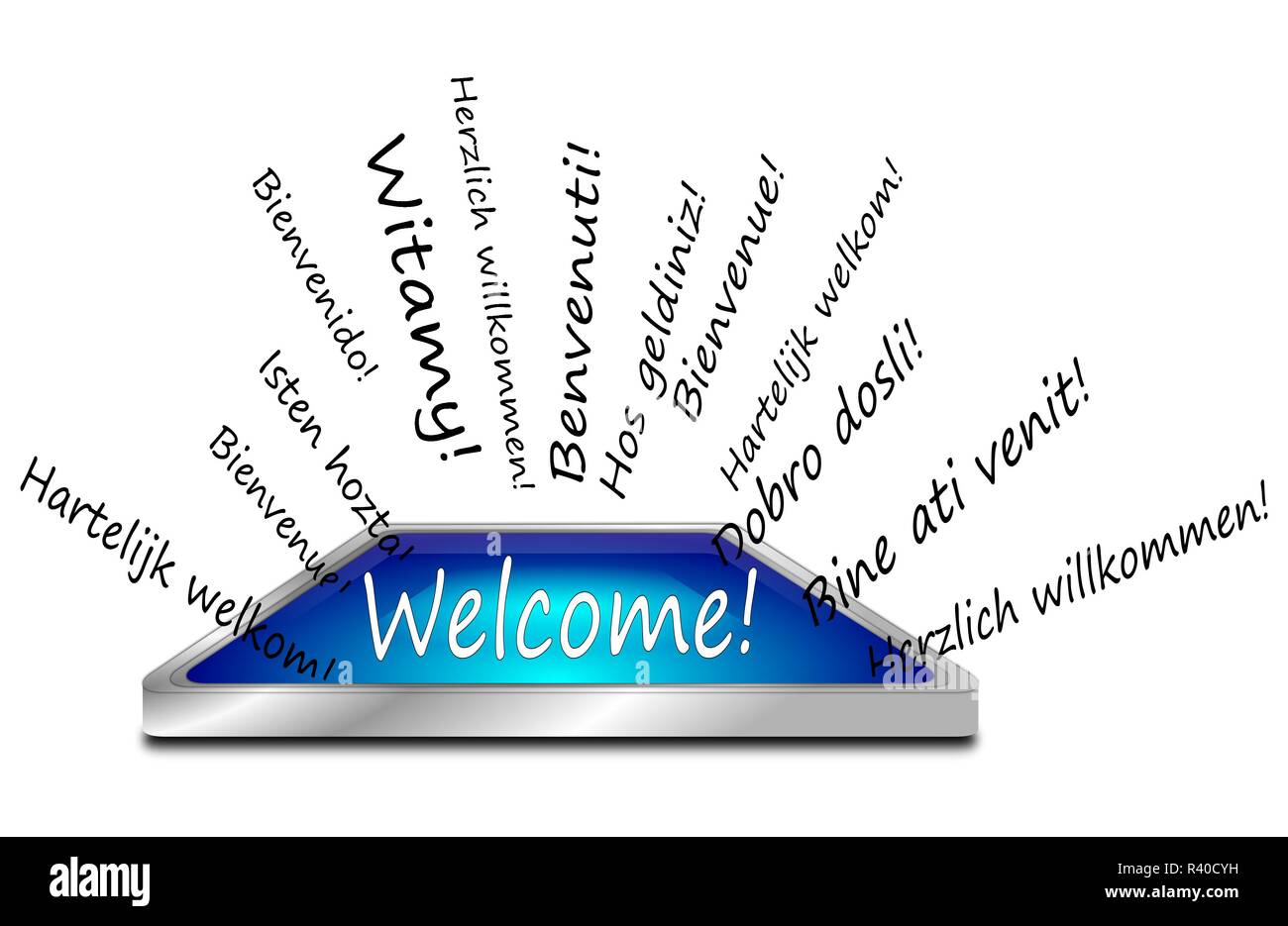 Humans welcome Cut Out Stock Images & Pictures - Alamy