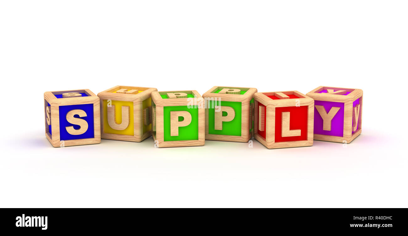 Supply Play Cubes Stock Photo - Alamy
