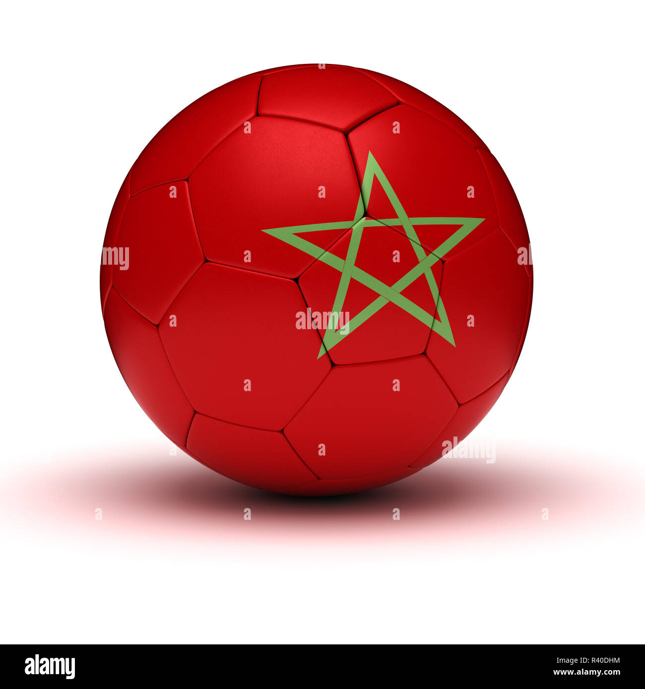 Ball flag morocco moroccan sport hi-res stock photography and images ...