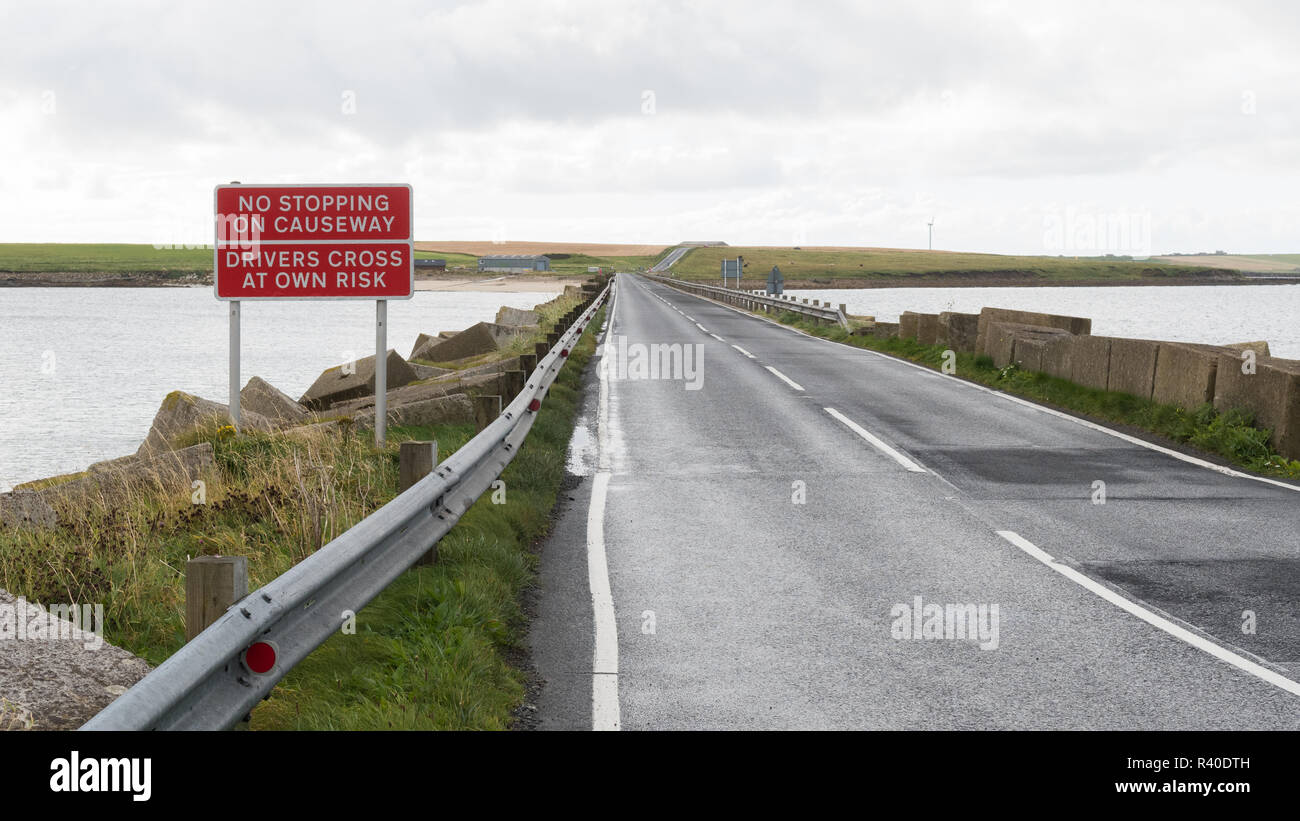Churchill barriers orkney hi-res stock photography and images - Alamy