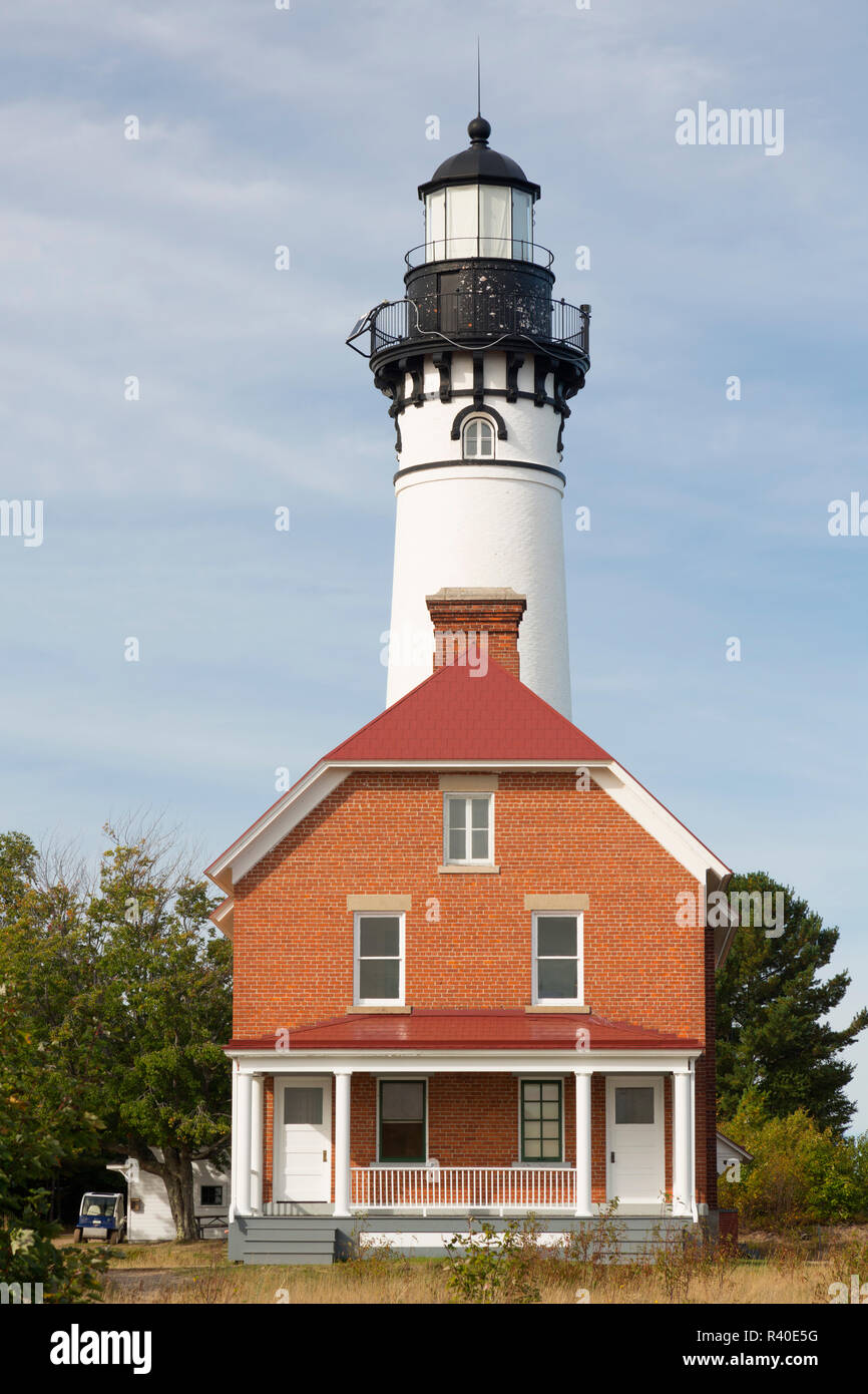 Michigan, Pictured Rocks National Lakeshore, Au Sable Point Lighthouse ...