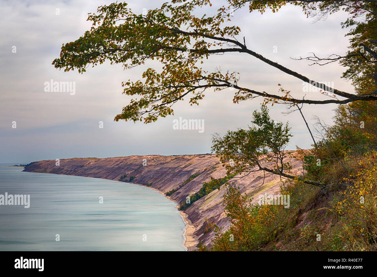 Michigan, Pictured Rocks National Lakeshore, Grand Sable Dunes, and ...