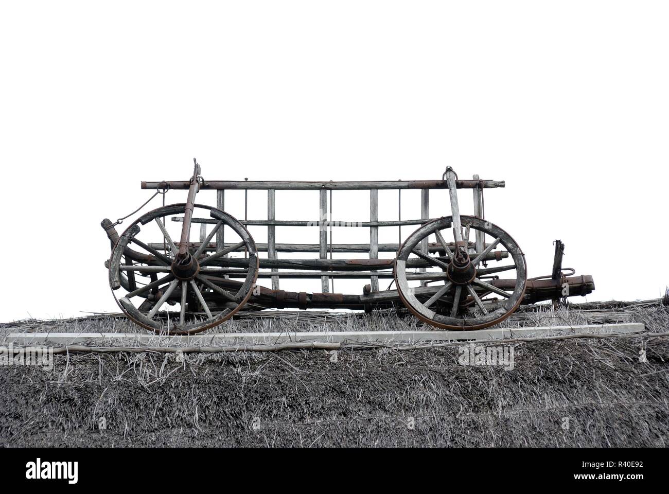 Old hay wagon hi-res stock photography and images - Alamy