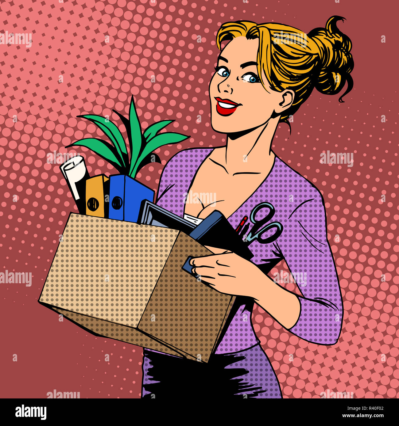 New job business lady comes to the office Stock Photo - Alamy