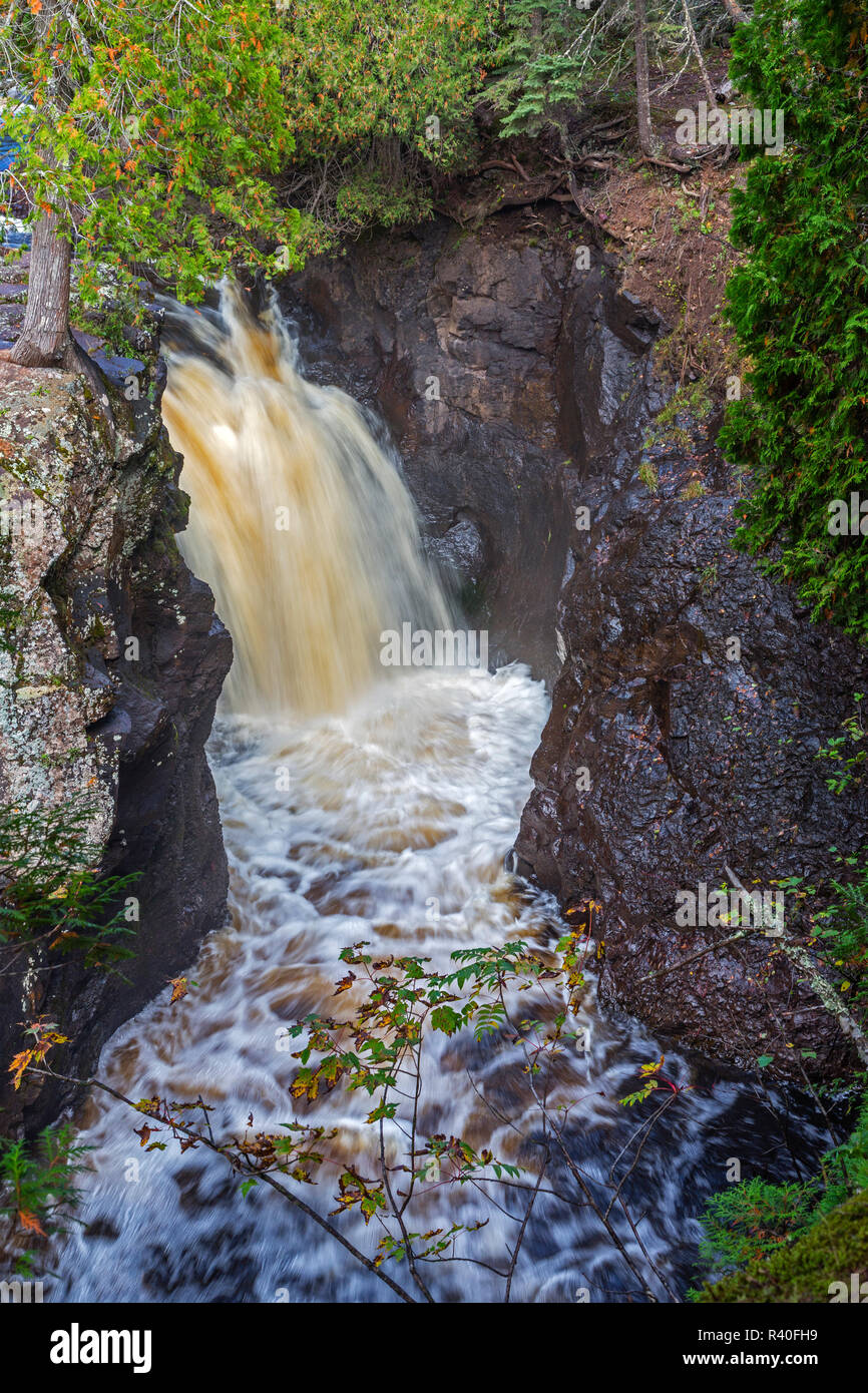 Minnesota, Cascade River State Park, Cascade Falls Stock Photo - Alamy