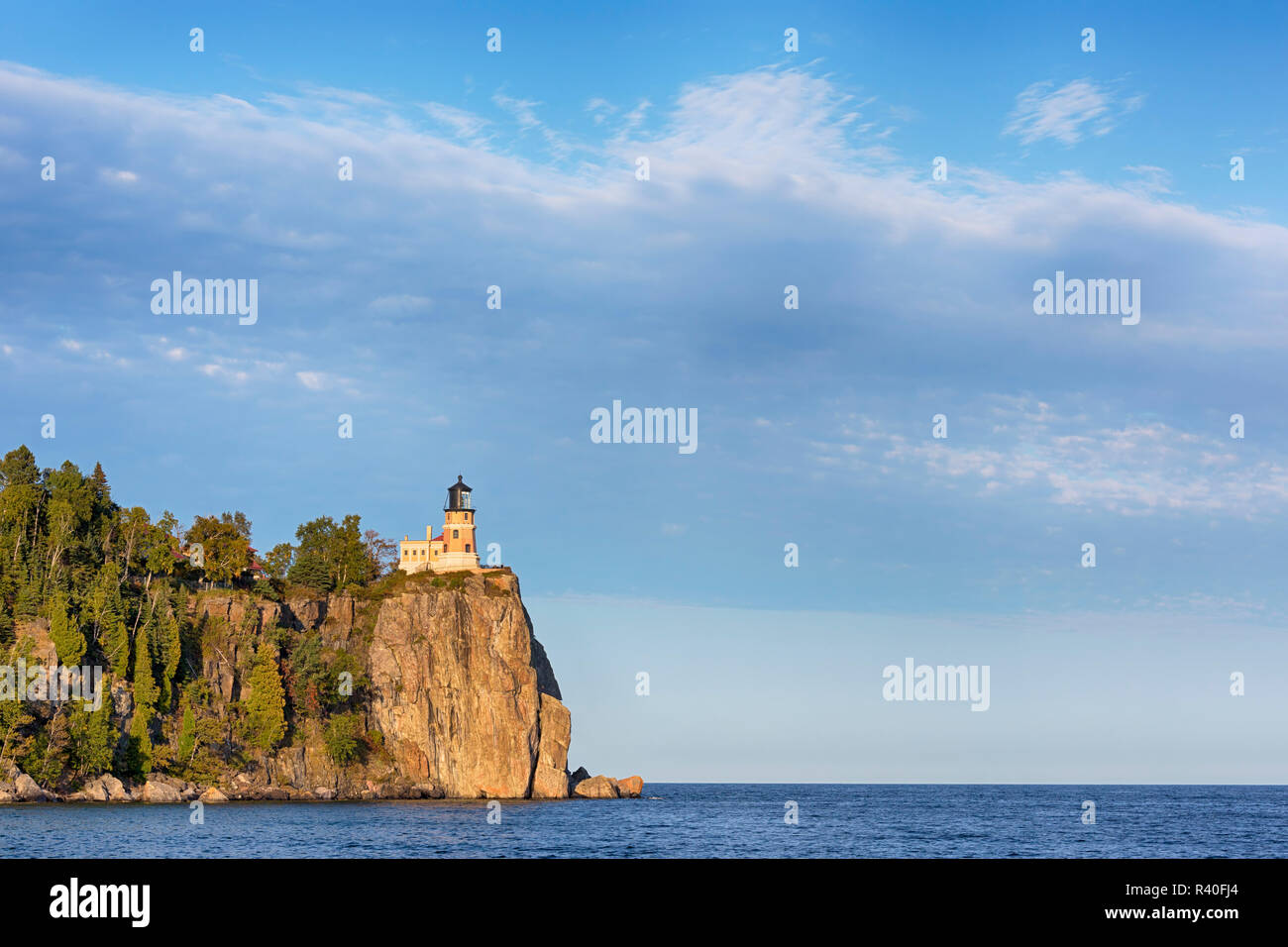 Minnesota, Lake Superior North Shore. Split Rock Lighthouse, bulit 1910 ...
