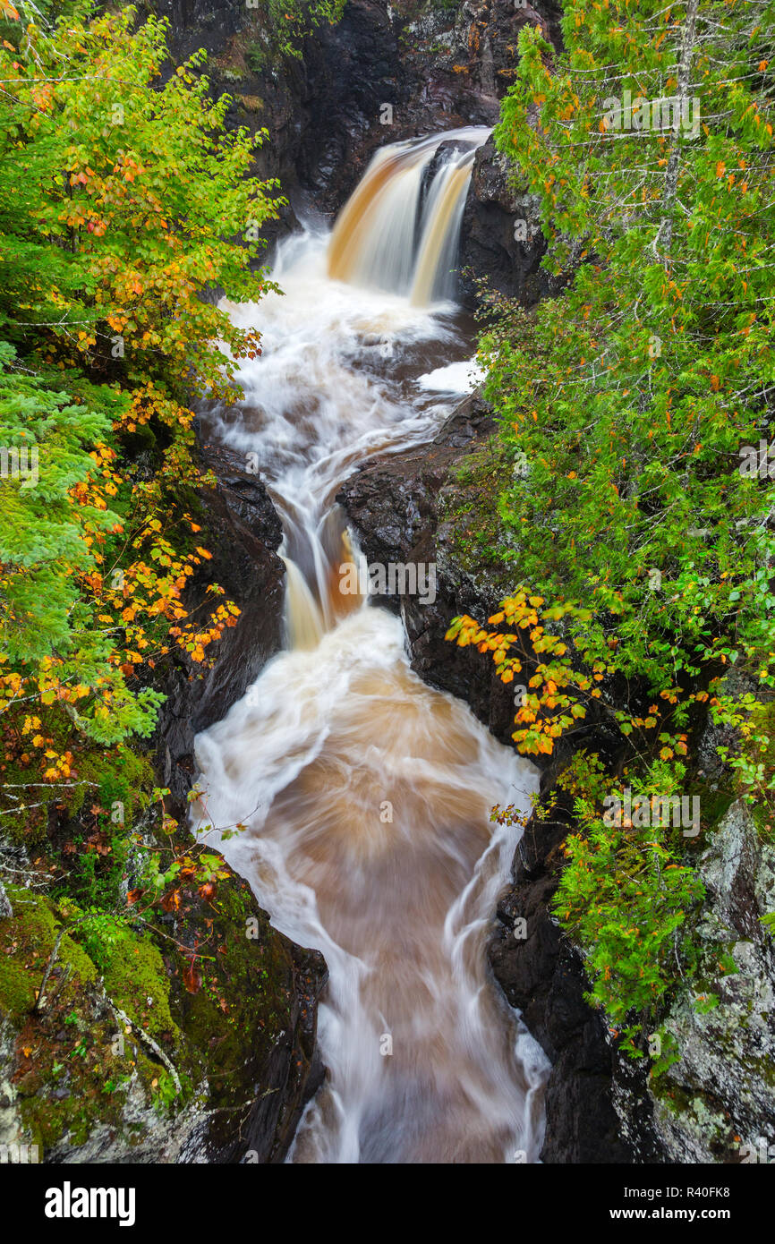 Minnesota, Cascade River State Park. The Cascades Stock Photo - Alamy