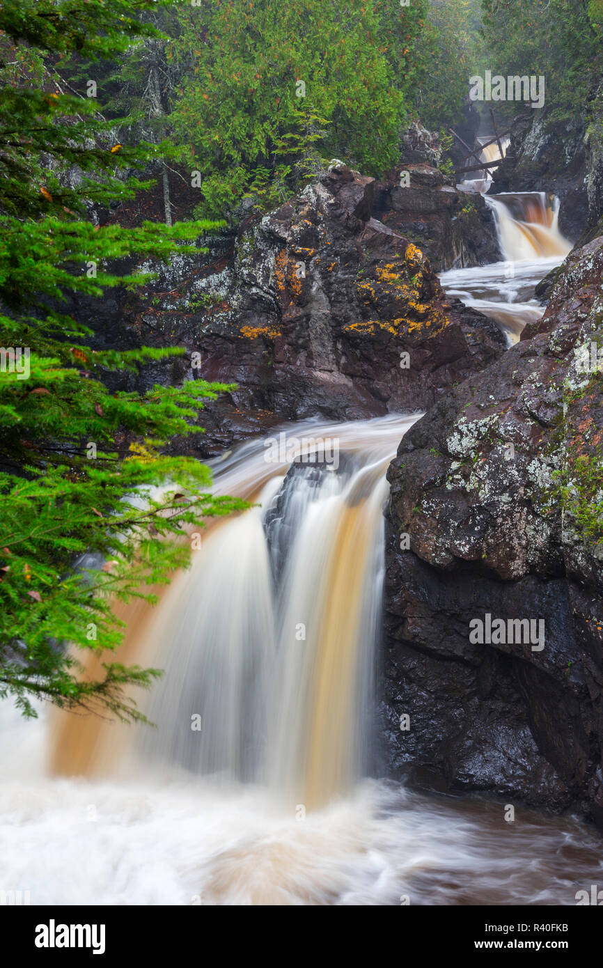 Minnesota, Cascade River State Park. The Cascades Stock Photo - Alamy