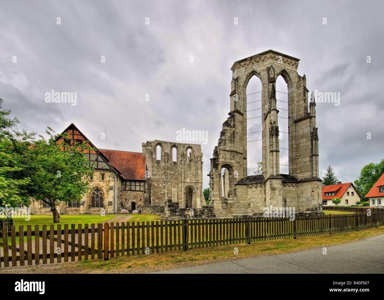 walkenried monastery - walkenried abbey 01 Stock Photo - Alamy