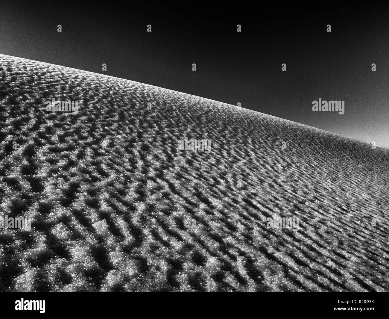 Yucca sand patterns Black and White Stock Photos & Images - Alamy