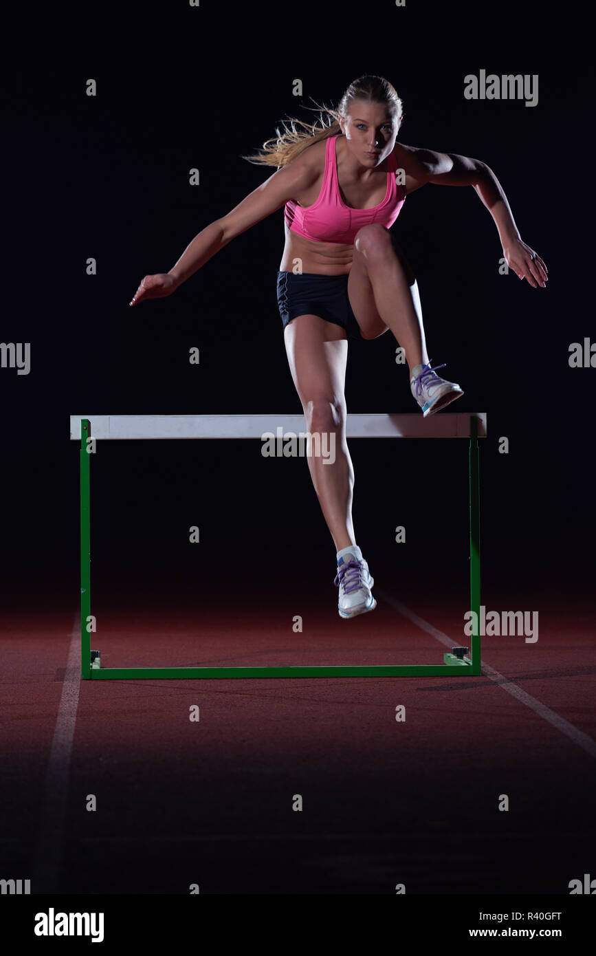 Fast moving hurdles hi-res stock photography and images - Alamy