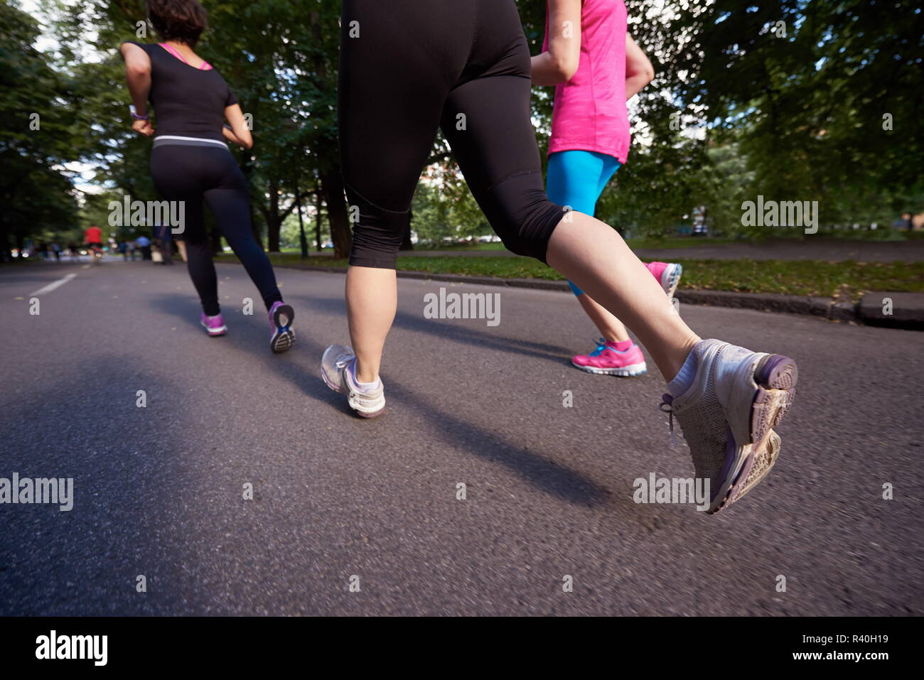 people group jogging Stock Photo - Alamy