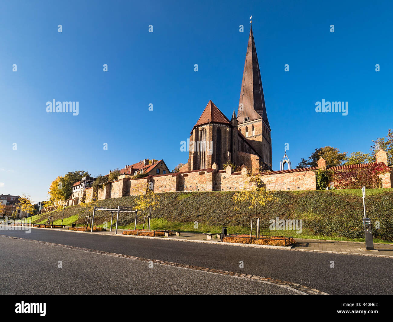 petrikirche in rostock Stock Photo - Alamy