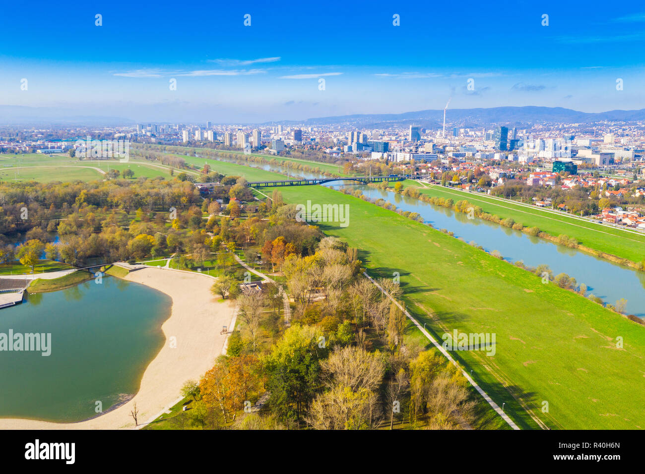 Bundek city park hi-res stock photography and images - Alamy