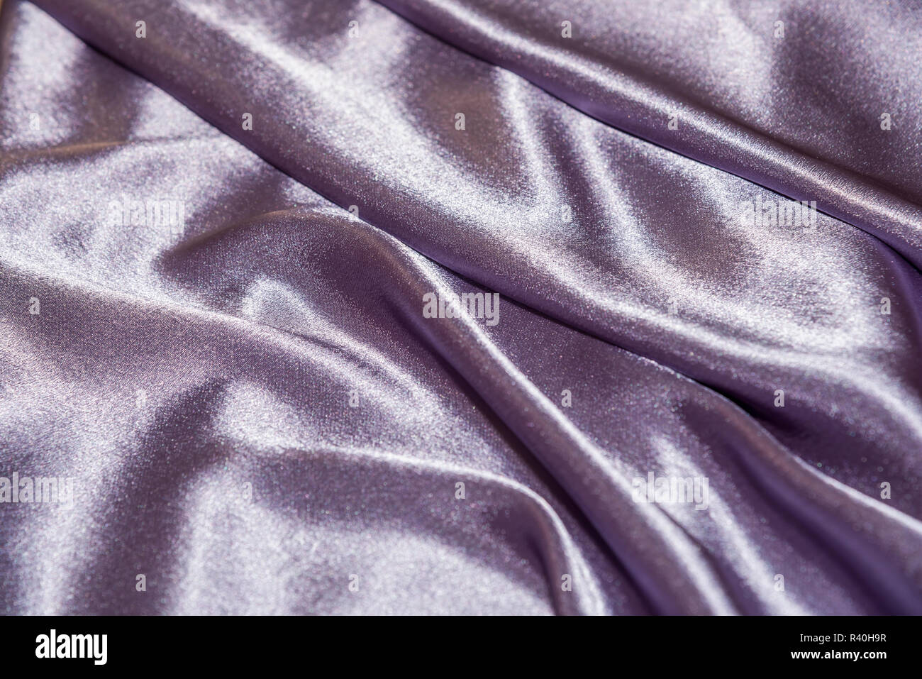 Beautiful smooth elegant wavy violet purple satin silk luxury cloth ...