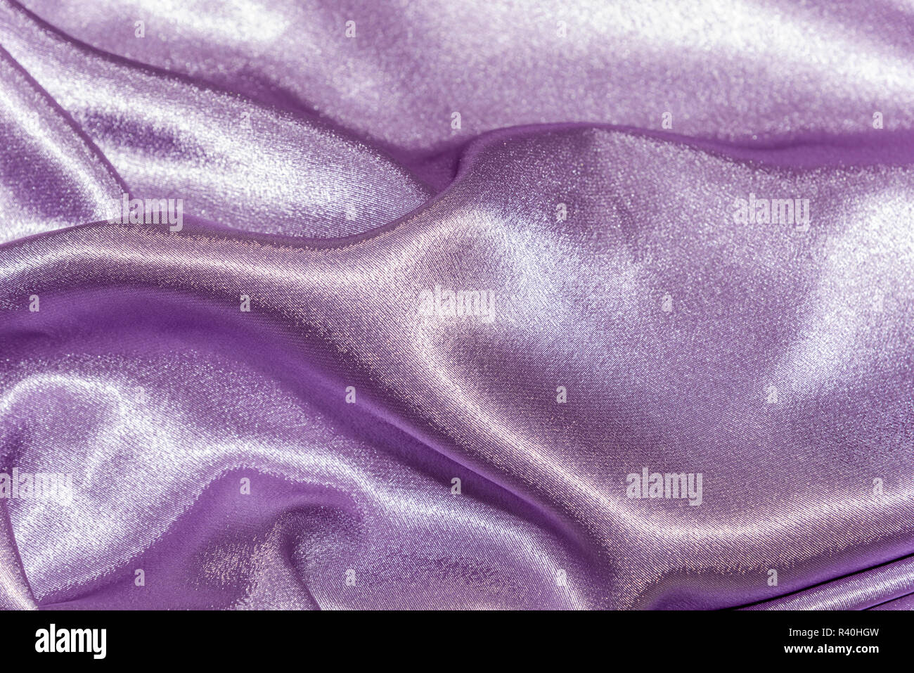 Beautiful smooth elegant wavy violet purple satin silk luxury cloth ...