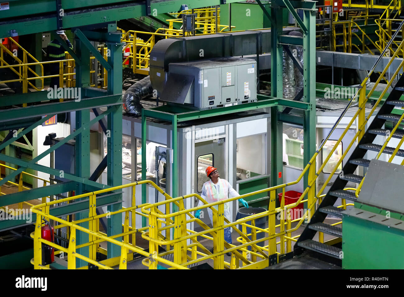 New York City, NY, USA. Recycling Plant Stock Photo - Alamy