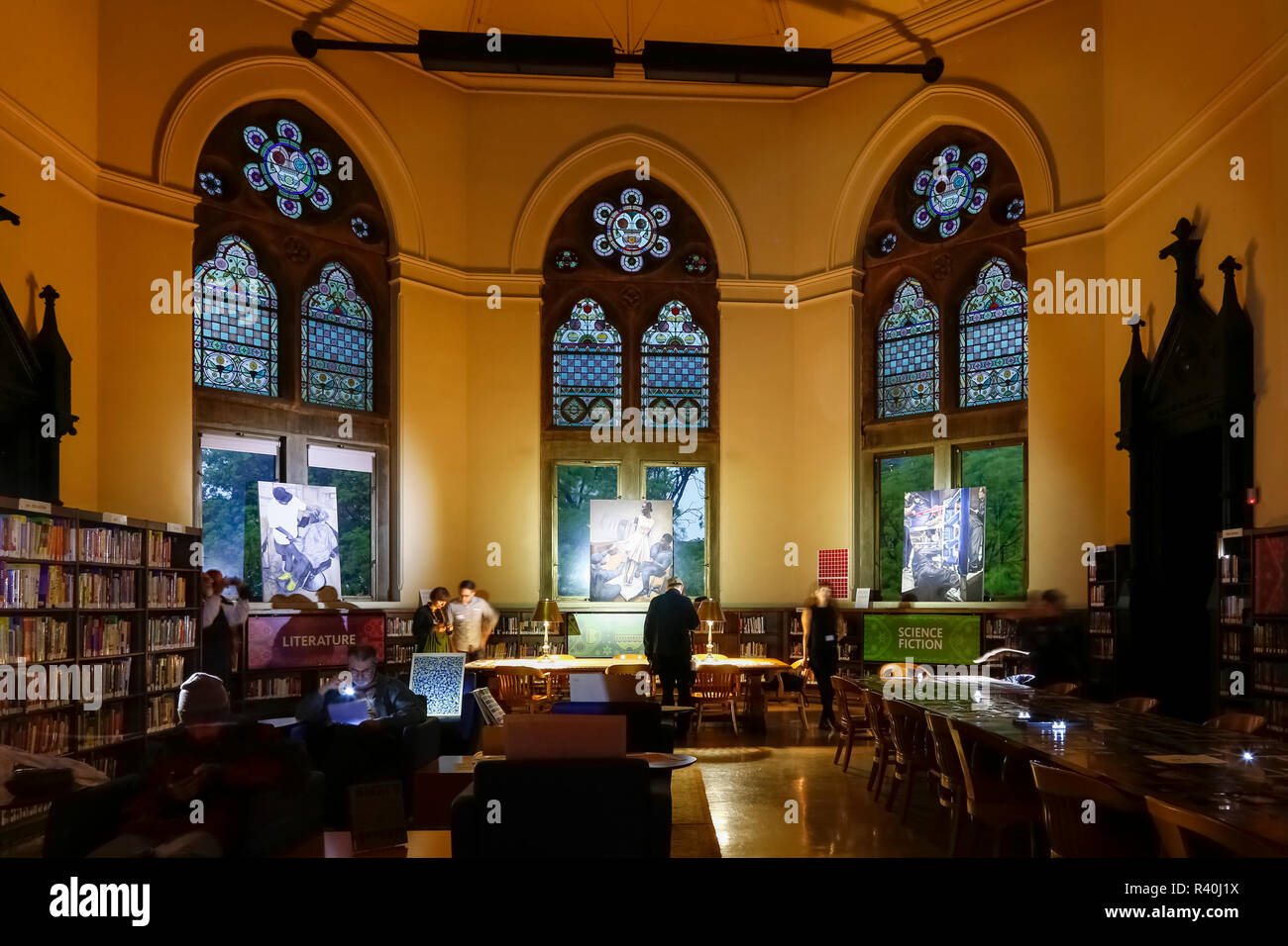 Jefferson Market Library in Greenwich Village, New York City, NY, USA ...