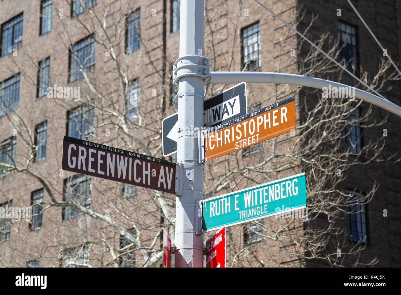 Greenwich Street Signs