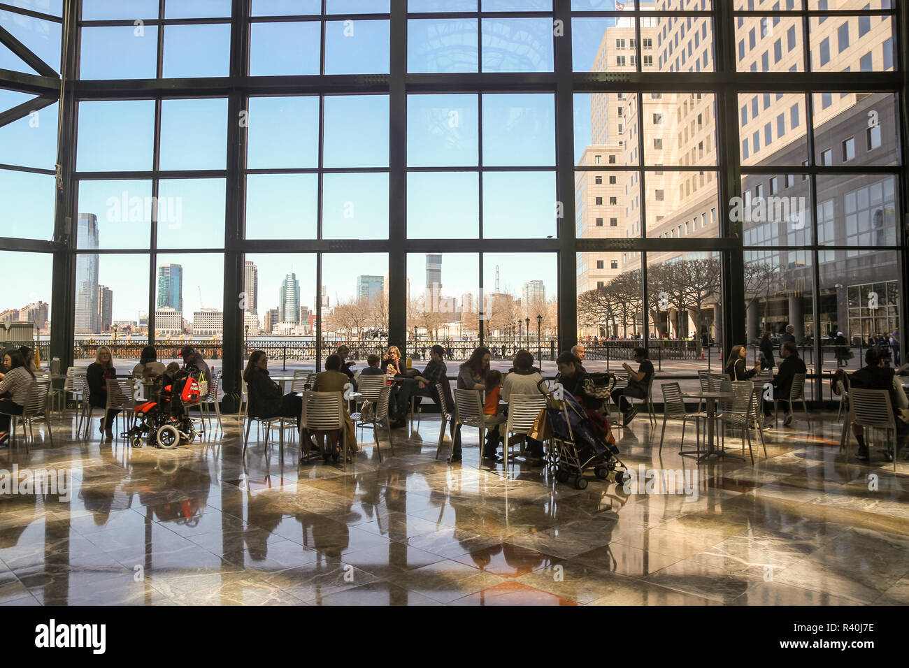 Atrium at Brookfield Place (formerly World Financial Center) Battery ...