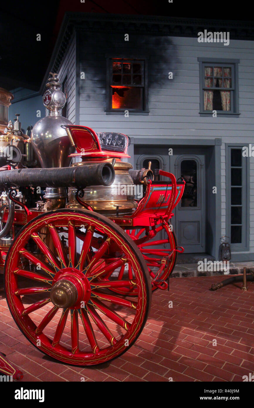Steam Pumper (1874.) )Carriage House, Long Island Museum, Stony Brook ...