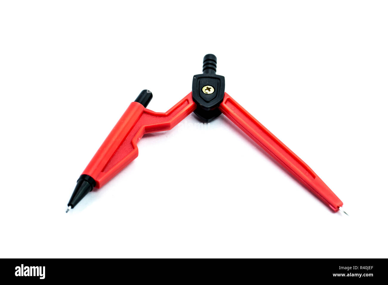 Compasses isolated on white background Stock Photo - Alamy