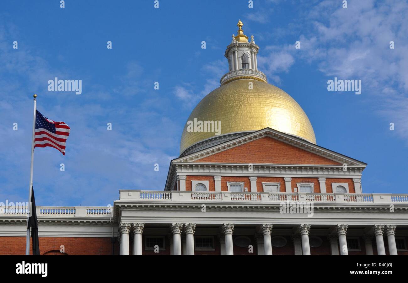 boston state house Stock Photo - Alamy