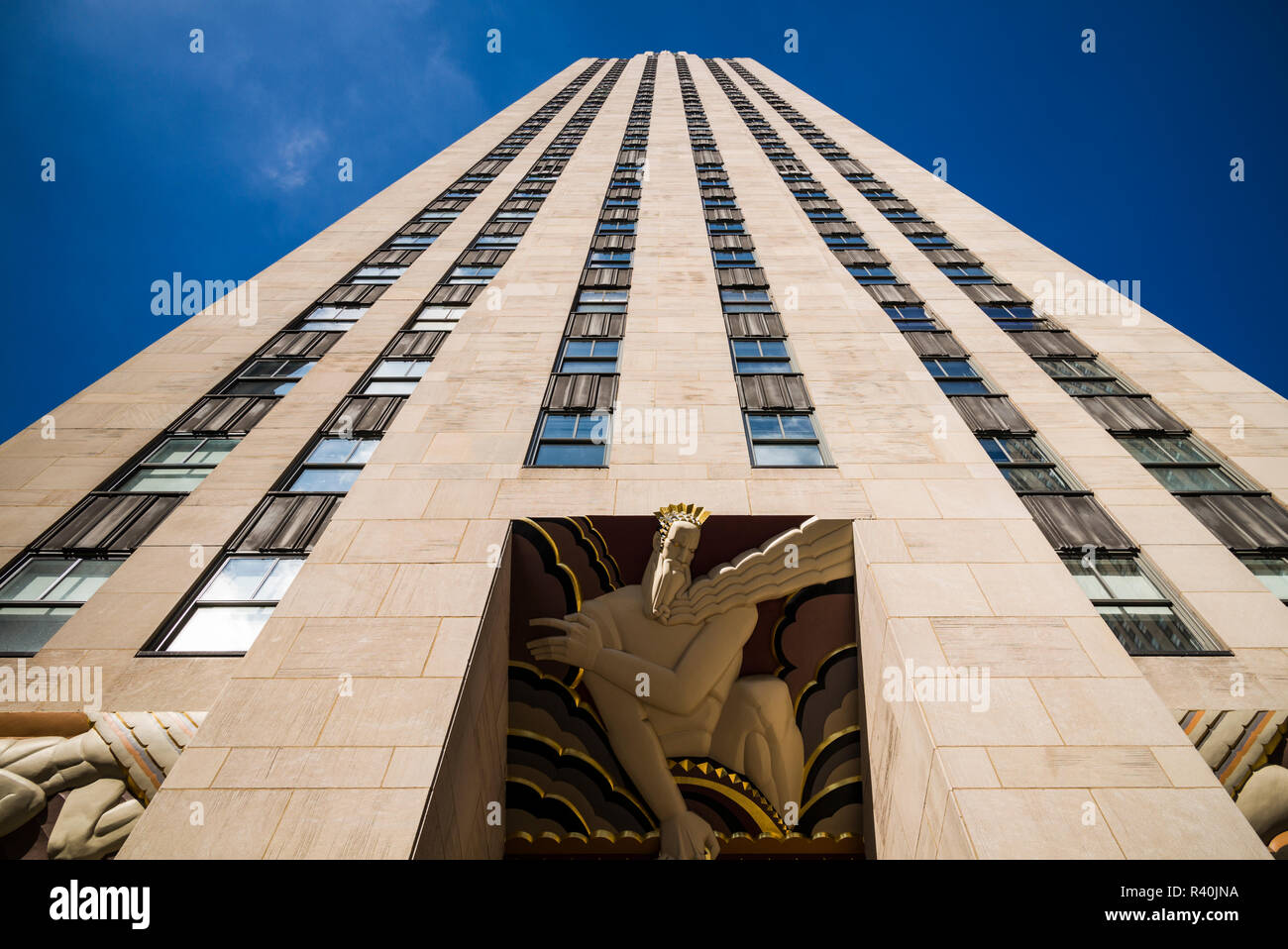 USA, New York City, Midtown Manhattan, Rockefeller Center Stock Photo ...