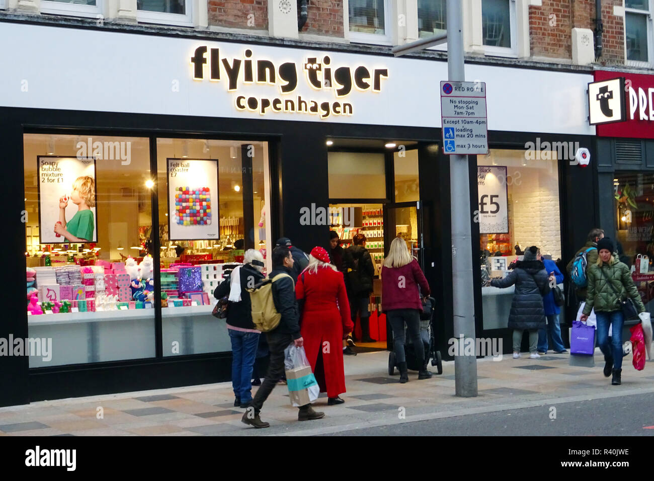 Flying Tiger opens in Clapham Junction Stock Photo - Alamy
