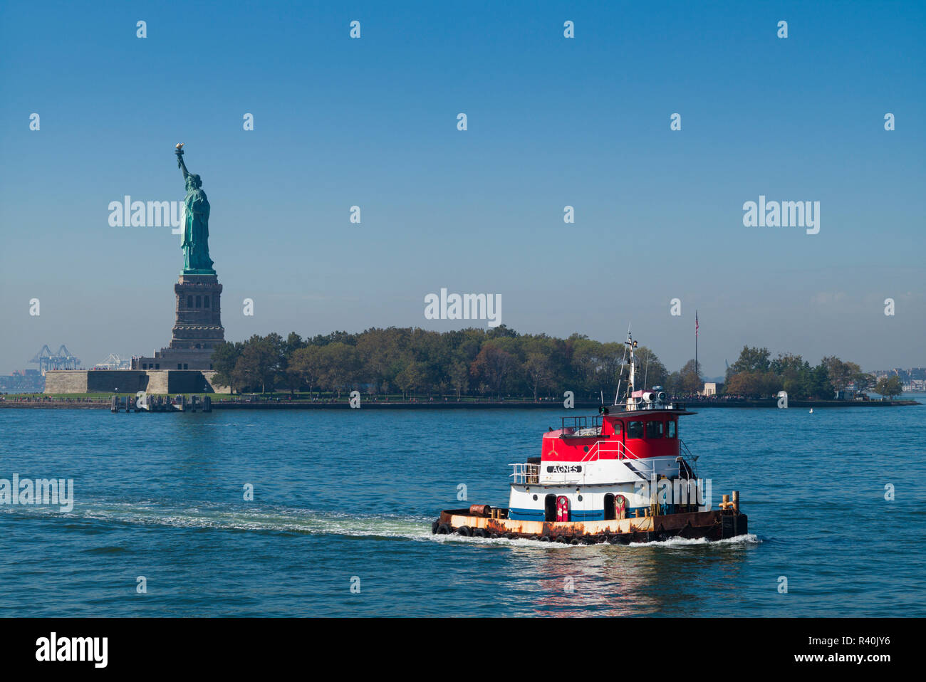 USA, New York City, Lower Manhattan, Statue of Liberty Stock Photo - Alamy